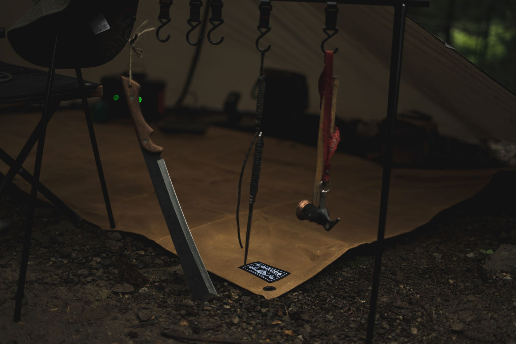 concos 3WAY グランドシート 無骨 極厚綿帆布 1枚布 131cm×205cm 帆布 高撥水 ソロ用 – CONCOS 公式ショップ